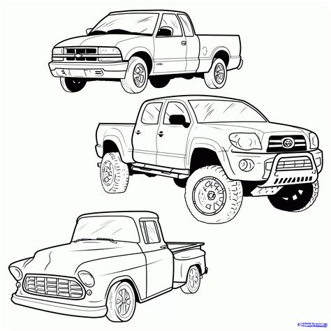 Chevy Lowrider Truck Coloring Pages Coloring Pages