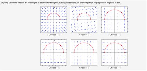 solved 1 point determine whether the line integral of each