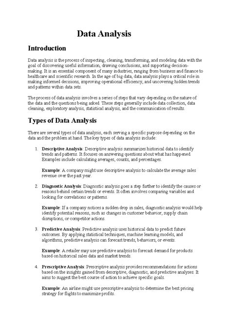 Data Analysis Data Analysis Introduction Data Analysis Is The Process