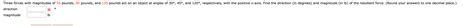 Solved Directionmagnitude