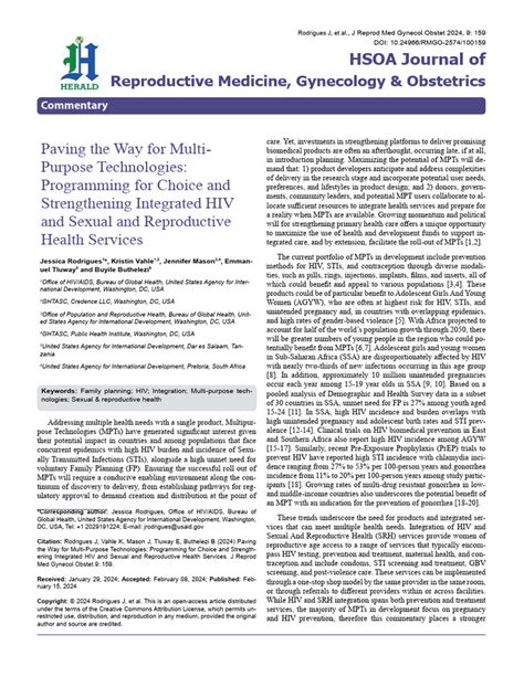 Paving The Way For Multi Purpose Technologies Programming For Choice