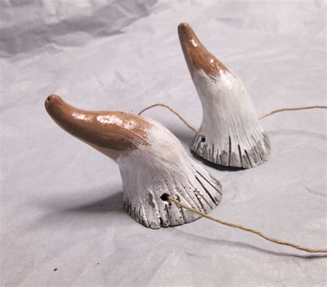 Tiny Horns Cute Horns Handmade Horns Mini Horns Hand Sculpted