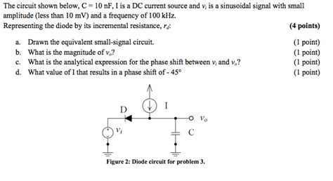 Solved The Circuit Shown Below C 10 NF I Is A DC Current Chegg Com