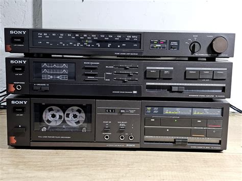 Sistem Audio Sony Deck Tc Fx2020 Amplificator Ta Ax2020 Tuner Hi Fi