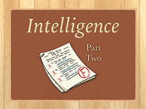 Intelligence Part 2 Pdf
