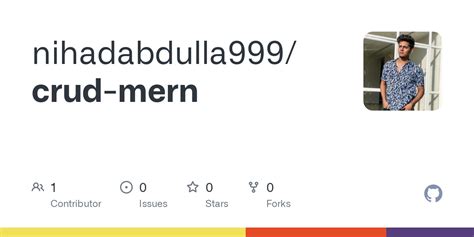 GitHub Nihadabdulla Crud Mern