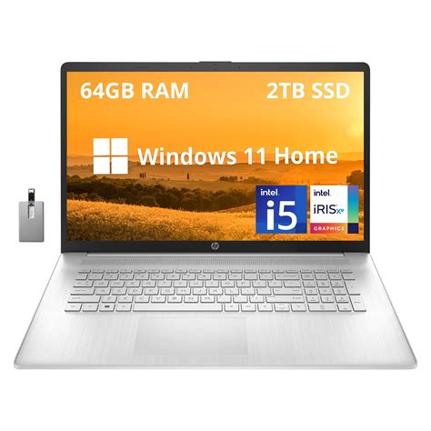 Hp 17 3 Ips Fhd Laptop Intel Core I5 1235u Processor 64gb Ram 2tb Pcie Ssd Backlit Keyboard