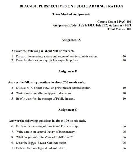 BPAC PERSPECTIVES ON PUBLIC ADMINISTRATION In English Solved Assignment Free