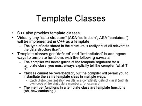 Templates An Introduction Simple Template Functions Template Typename