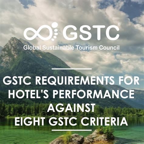 Gstc Requirements For Hotels Performance Against Gstc Criteria