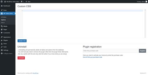 Wordpress Table Editor Datatables For Wordpress