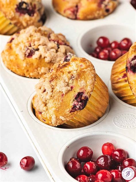 Easy Cranberry Orange Muffins Belly Full
