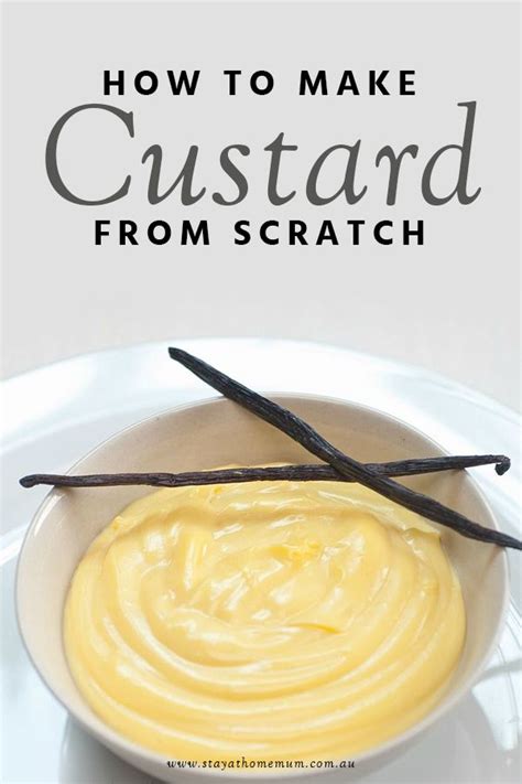 How To Make Custard From Scratch Artofit
