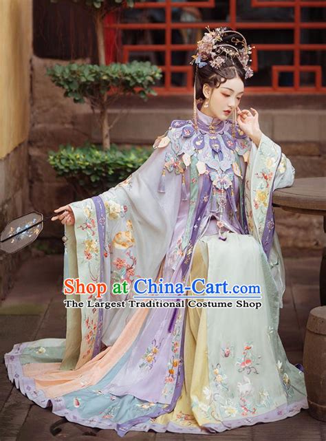 Chinese Ancient Palace Lady Red Hanfu Dress Ming Dynasty Imperial