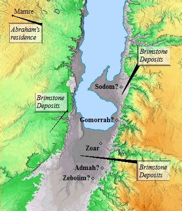 Sodom And Gomorrah Bible Maps Sodom And Gomorrah True Discoveries