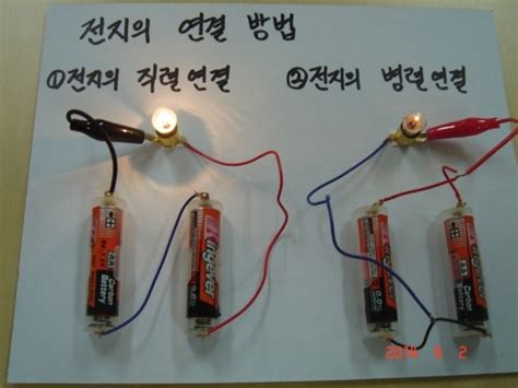 전지와 전구의 직렬연결병렬연결 네이버 블로그