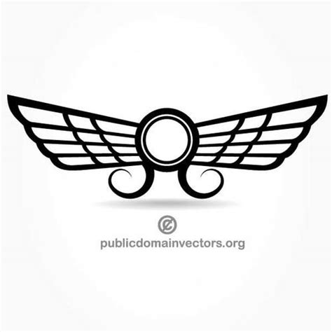 Wings Clip Art Public Domain Vectors