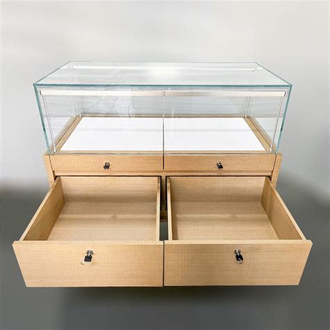 Dm218 Wooden Jewellery Counter Display Case Tutu Display
