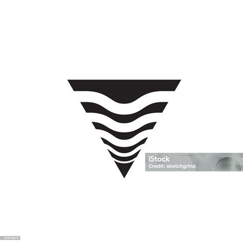 삼각형 로고 거꾸로 뒤집혀 추상프리즘 기하학적 모양 그래픽 0명에 대한 스톡 벡터 아트 및 기타 이미지 0명 3차원 형태