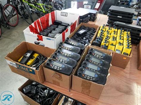 6 Trays Of Tait 2 Way Radios Batteries Chargers And Radios Roller Auctions