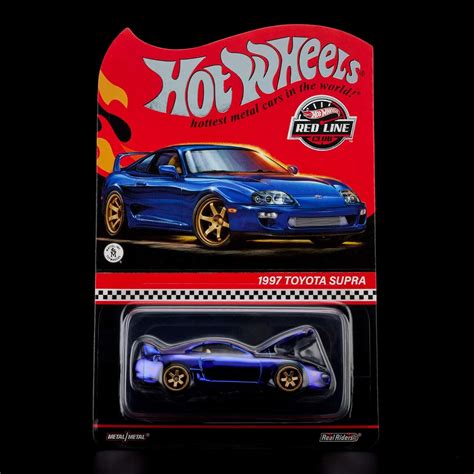 Hot Wheels 1997 Toyota Supra Blue Rlc Red Line Club Toys