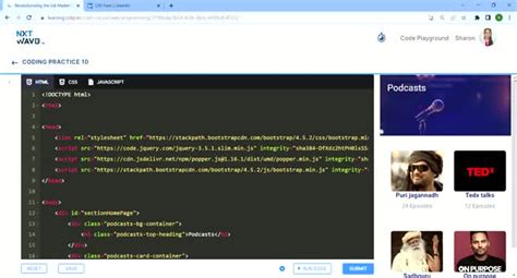 Sharon Chelley On Linkedin Day20 Html Css Bootstrap 30daysofcodechallenge Nxtwave