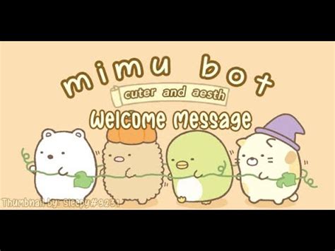 How To Make Greet Msg With Mimu In MinsGreet Msg With MimuMimu Discord Bot Tutorials