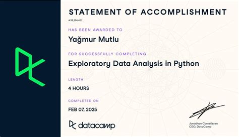 Datascience Python Eda Datacamp Lifelonglearning Yağmur Mutlu
