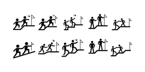 리더십 아이콘 프리미엄 벡터