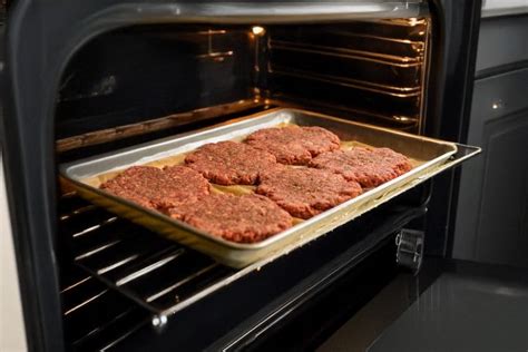 Easy Oven Baked Burgers Juicy Results Without The Grill Simply Meat