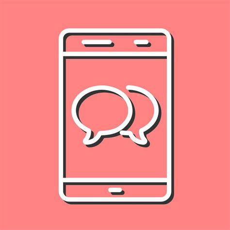 Double Message Bubble Vector Icon 41355025 Vector Art At Vecteezy