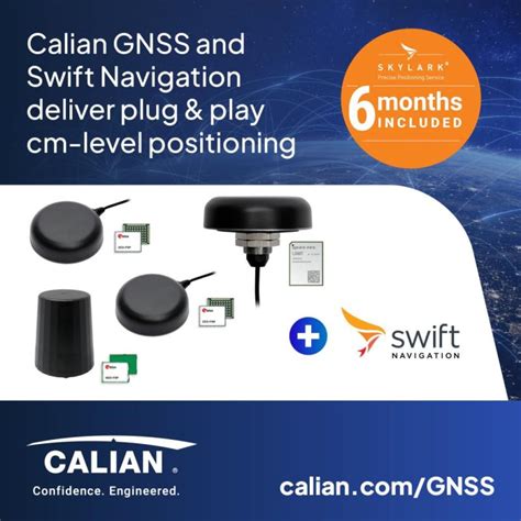 Swift Navigation And Calian Announce Line Of Calian Smart Gnss Antenna