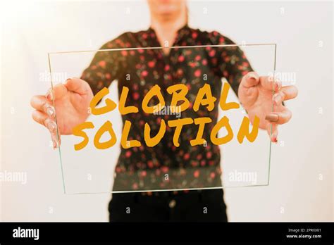 Text Caption Presenting Global Solution Business Approach Prototypes That May Resolve Different