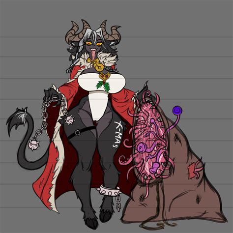 Rule 34 Arsfromnowhere Artist Big Breasts Gigantic Breasts Goat Goat Horns Huge Bgeasts