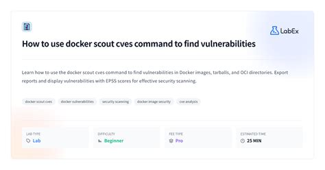 Como Usar O Comando Docker Scout Cves Para Encontrar Vulnerabilidades