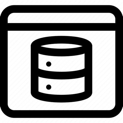 Web Database Apps Server Icon Download On Iconfinder