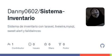 Github Danny0602sistema Inventario Sistema De Inventario Con