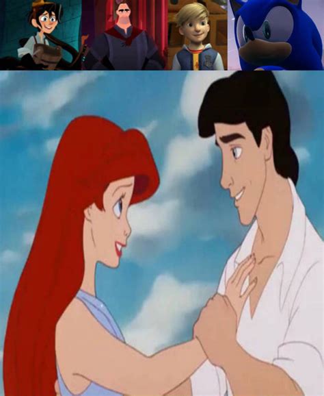 4 Characters Ship Ariel X Eric By Nicolefrancesca On Deviantart