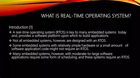real time operating system pptx