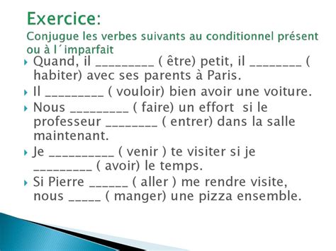 Conditionnel Passe