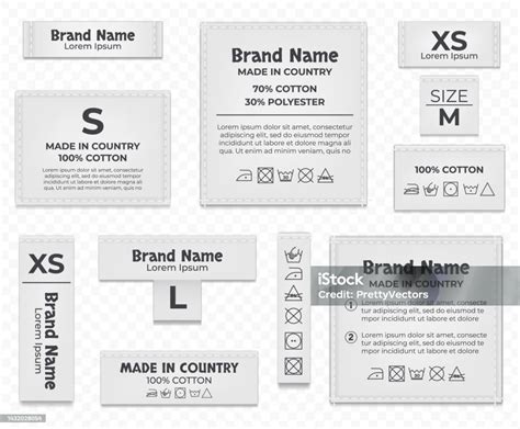 라벨 태그 세척 지시 천 케어 패브릭 코튼 절연 세트 벡터 그래픽 디자인 일러스트 레이 션 라벨에 대한 스톡 벡터 아트 및 기타 이미지 Istock