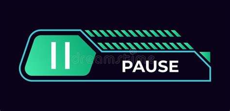 Game Frame Stream Overlay Banner With Button Ui Template Futuristic Live Interface Isolated