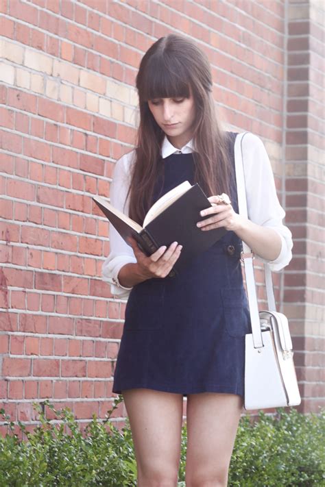The World Looks Red Schoolgirl Style For Italian Grazia