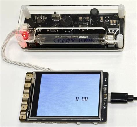 diy desktop geiger counter with unihiker for radiation monitoring