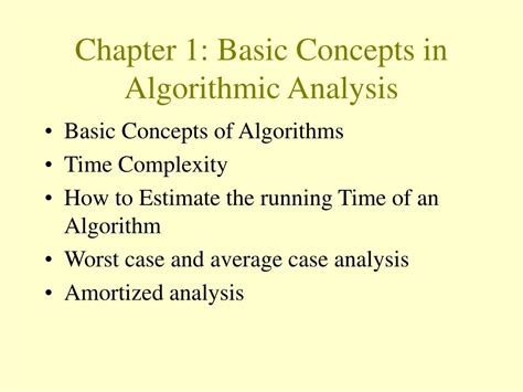 ppt algorithm design and analysis powerpoint presentation free download id 6133080