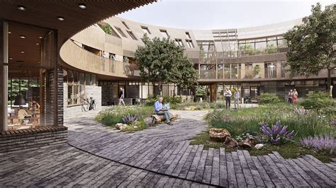 Circular Living Is Taking Shape On Behance Campus Design Architecture Design Concept