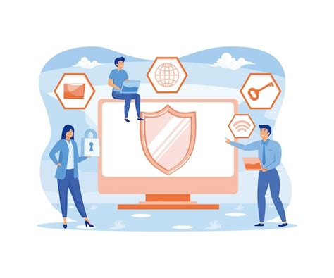 Premium Vector Data Protection Privacy Concept Confidential And Safe Internet Technologies