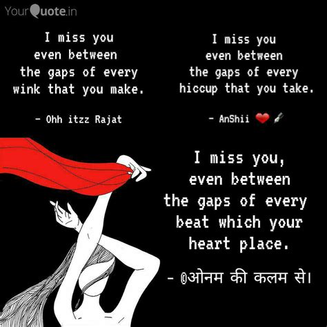i miss you even between quotes and writings by abhinit onam