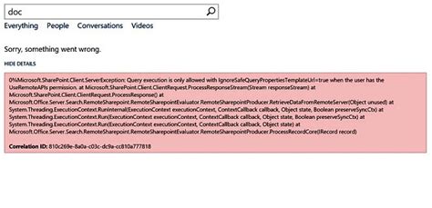 Query Execution Is Only Allowed With IgnoreSafeQueryPropertiesTemplateUrl True When The User Has