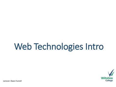 Web Server Scripting 1 Pptx
